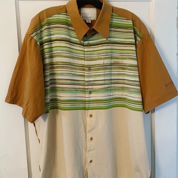 COOGI | Shirts | Vintage Coogi Ss Knit Button Down Sz Xl | Poshmark